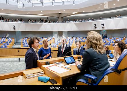 DEN HAAG - Jesse Klaver (GroenLinks), Attje Kuiken (PvdA), Caroline van ...