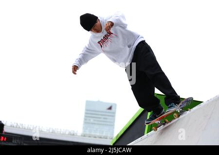 Daiki Ikeda (JPN), 24. APRIL 2022 - Skateboarding : X Games Chiba 2022 ...