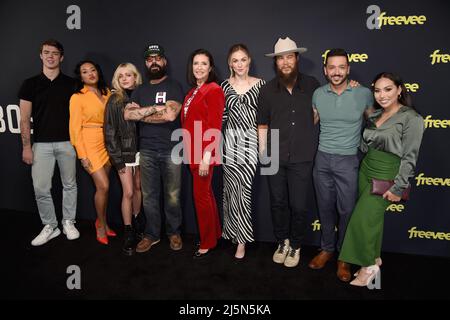 Eamonn Welliver, Titus Welliver und Cora Welliver beim Spaziergang auf ...