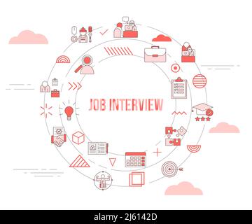 Abbildung set Symbole Personal- und Management Stockfotografie - Alamy