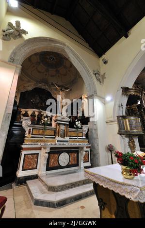 Agnone, Isernia, Molise, Kirche St. Emidio. Die Kirche von Sant'Emidio ...