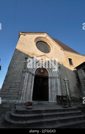 Agnone, Isernia, Molise, Kirche St. Emidio. Die Kirche von Sant'Emidio ...
