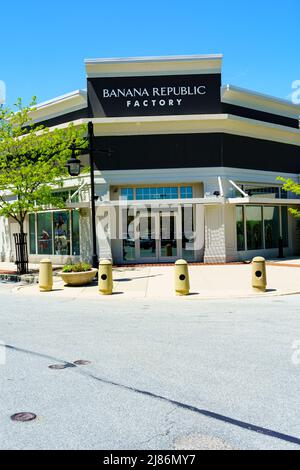 Exton, PA, USA - 10. Mai 2022: Main Street at Exton ist ein Lifestyle ...