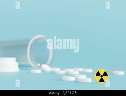 Kaliumjodid-Tabletten - Behandlung für Strahlenbelastung (Jodtabletten ...