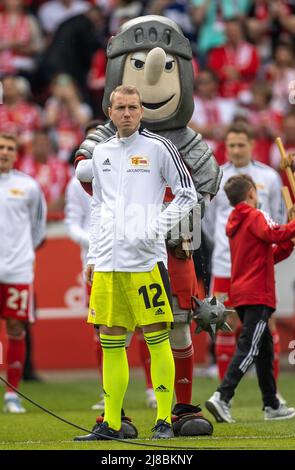 Ritter Keule, Maskottchen Union Berlin, Maskotten, im Spiel 1.FC UNION ...
