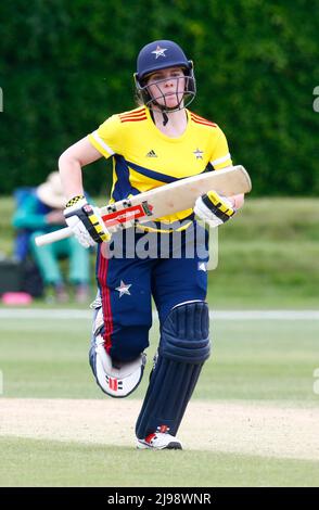 Südost-Stars Kalea Moore beim Charlotte Edwards Cup zwischen Südost ...