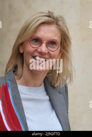 Die französische Ministerin für Energiewende, Agnes Pannier-Runacher ...