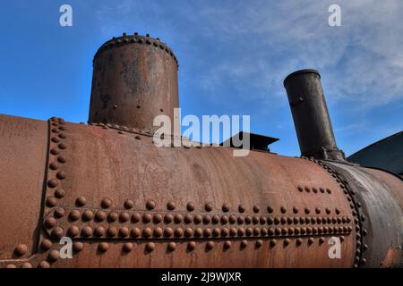 Dampflok, Dampflokomotive, Aufarbeitung, abgestellt, restaurieren ...