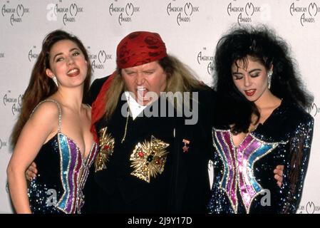 Sam Kinison und Frau Malika Souiri 1992 Quelle: Ralph Dominguez ...