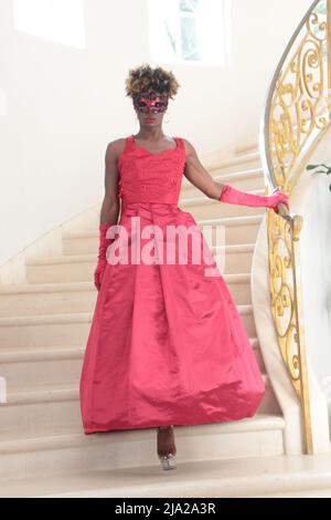 Lumiere Runway Fashion Show in Los Angeles, California mit: Model wo ...