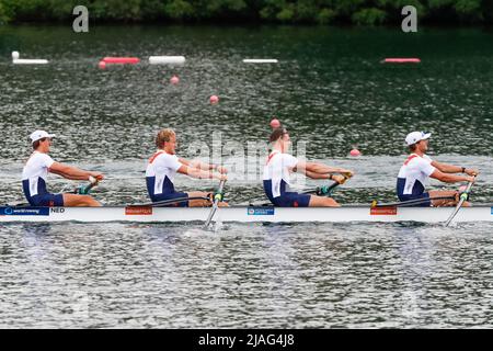 BELGRAD, SERBIEN – MAI 29: Ralf Rienk aus den Niederlanden, Mick Makker ...