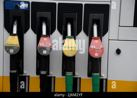 Kastrup/Kopenhagen/Dänemark/31 MAY l2022/Shell Benzin- und Shell ...