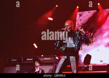 Deborah Anne Dyer tritt mit ihrer Band Skunk Anansie mononym unter dem ...