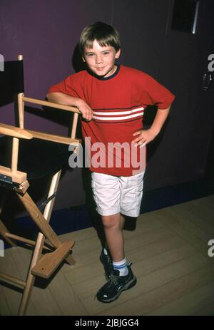 1997: Jake Lloyd bei seiner Geburtstagsfeier, weniger als 1 Wochen vor ...