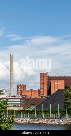 Hanasaari Power Plant ist ein Kohlekraftwerk in Sornainen, Helsinki ...