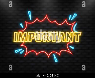 Ausrufezeichen im Comic-stil. Gefahr alarm Vektor Cartoon Illustration ...