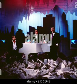 Bananas, ARD Musik und Comedy Show, 1984, mit der Haindling Band, Bild ...