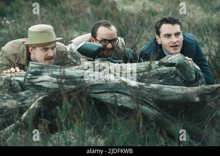 GESTRAHLT, (AKA GESTRAHLT: GUTTA VS. ALIENS), von links: Axel Boyum ...