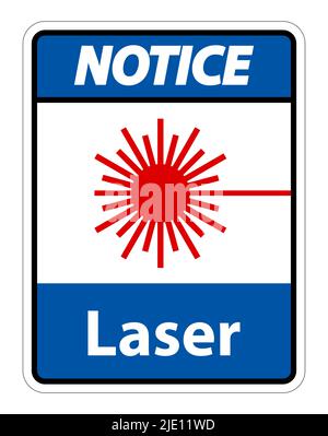 Hinweis Laser Symbol Zeichen Symbol Zeichen Isolate auf transparentem ...