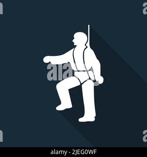 PSA-Symbol.Sicherheitskabelbaum muss getragen werden Symbole Zeichen ...