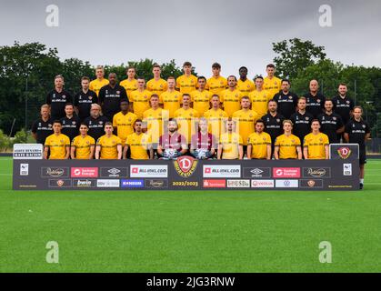 07. Juli 2022, Sachsen, Dresden: Fußball; Liga 3., Teamfoto SG Dynamo ...