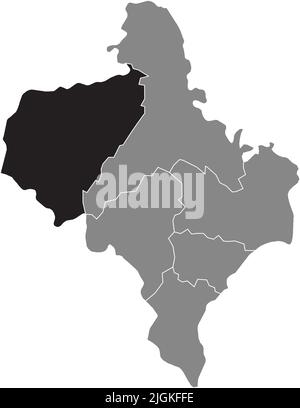 Kalush, Iwano-Frankivsk Oblast, Ukraine hochauflösende Vektorkarte mit ...