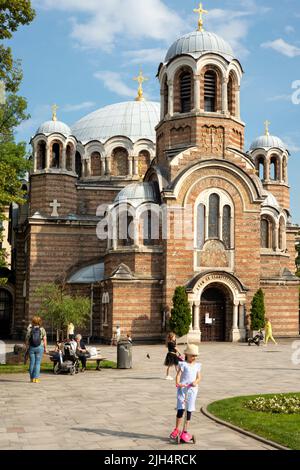 Die sveti Sedmochislenitsi Orthodoxe Kirche in Sofia Bulgarien im 15. Jahrhundert war einst eine ...