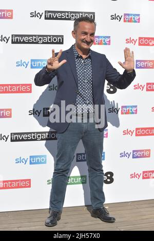 Rom, Italien. 15.. Juli 2022. Nicola Savino und Antonella d'Errico ...