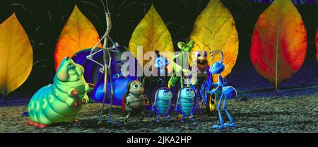 Rosie, Tuck, Roll, Flik, Dim, Heimlich, Slim, Francis, Gypsy & Manny Film: A Bug'S Life (USA ...