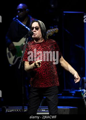 HOLLYWOOD, FL, 31. JULI: Todd Rundgren eröffnet am 31. Juli 2022 in ...