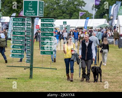 GWCT Scottish Game Fair 2022 im Scone Palace, Perthshire. Die Fred ...