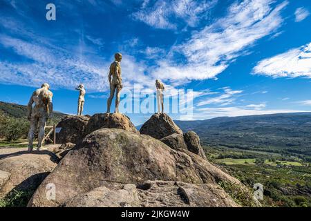 Mirador de la Memoria, El Torno, Caceres, Spanien. Denkmal zur ...