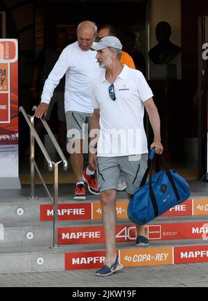 König von Spanien, der spanische König, beendet am 2022. August den ...