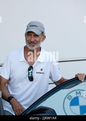 König von Spanien, der spanische König, beendet am 2022. August den ...