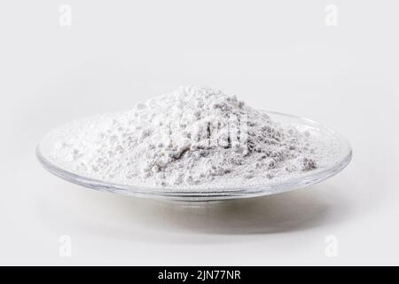 Bariumsulfat, ein weißer kristalliner Feststoff mit der chemischen ...