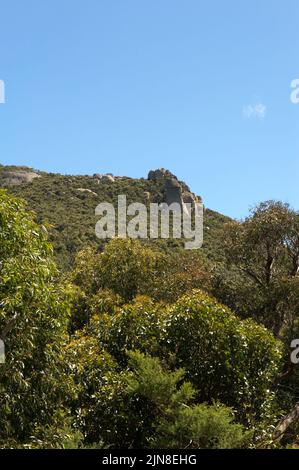 Mount Oberon ist 558 Meter hoch, an der Südspitze des Wilsons ...