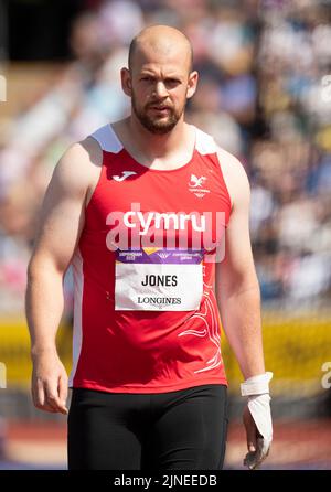 Osian Jones aus Wales, der am 6.. August 2022 im Alexander Stadium ...