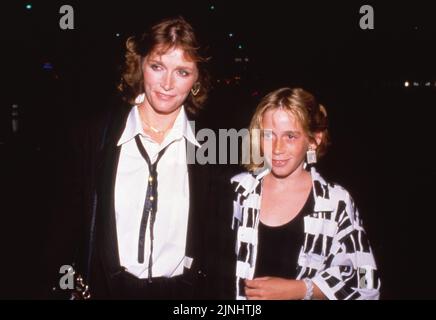 Margot Kidder und Tochter Maggie um die 1980er Jahre Credit: Ralph ...