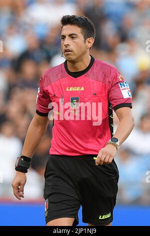 Schiedsrichter Luca Massimi während der Serie A Spiel zwischen SSC ...