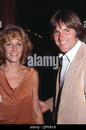 Bruce Jenner und Chrystie Scott um die 1980er Jahre Credit: Ralph ...