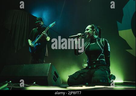 Malmoe, Schweden. 15. August 2022. Die ukrainische Heavy Metal Band ...