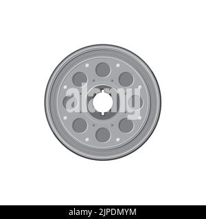 Symbol für „Ventil- oder Rohrflansch“, isolierter Kohlestahlfilter ...