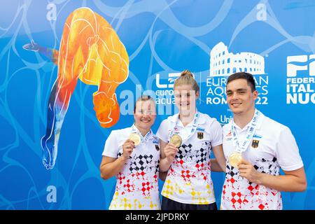 Rom, Italien. 17. August 2022. Schwimmen/Wassertauchen ...