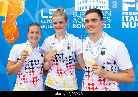 Rom, Italien. 17. August 2022. Schwimmen/Wassertauchen ...