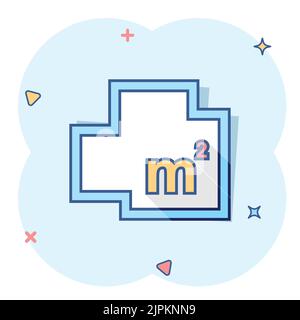 Vektor cartoon Haus plan Symbol im Comic-stil. Architekt Regelung ...