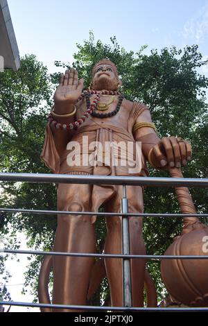 Statue von Lord Hanuman, der der hinduistische gott und göttliche ...