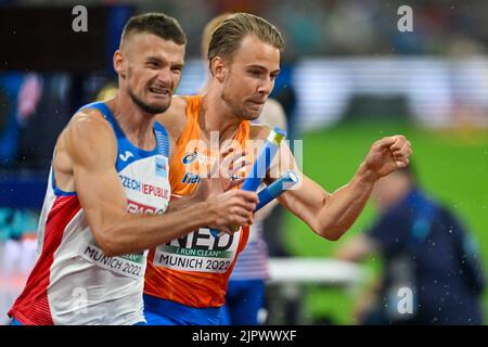 MÜNCHEN, DEUTSCHLAND - 20. AUGUST: Jochem Dobber aus den Niederlanden ...