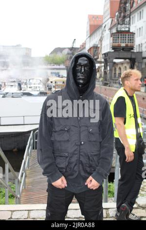 Glockenbach bei der Ankunft zur Gratis Open Air 'Energy Music Tour' auf ...