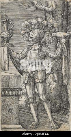 Ritter mit Wein und Brot, Albrecht Altdorfer, ca. 1506 - 1538 Druck ...