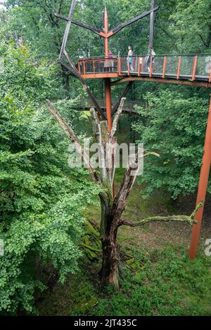 Ivenack, Deutschland. 27. August 2022. Die Besucher des Ivenack Zoos ...